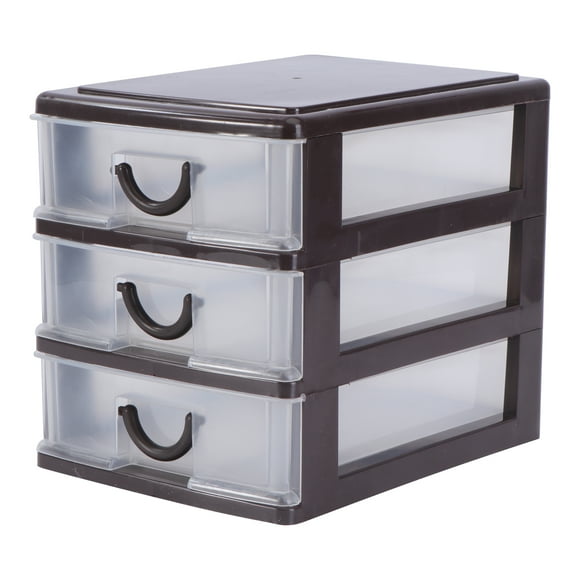 3 Drawer Plastic Storage