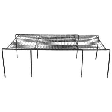 Mainstays White Wire Organization Rack-Use Vertical or Horizontal ...