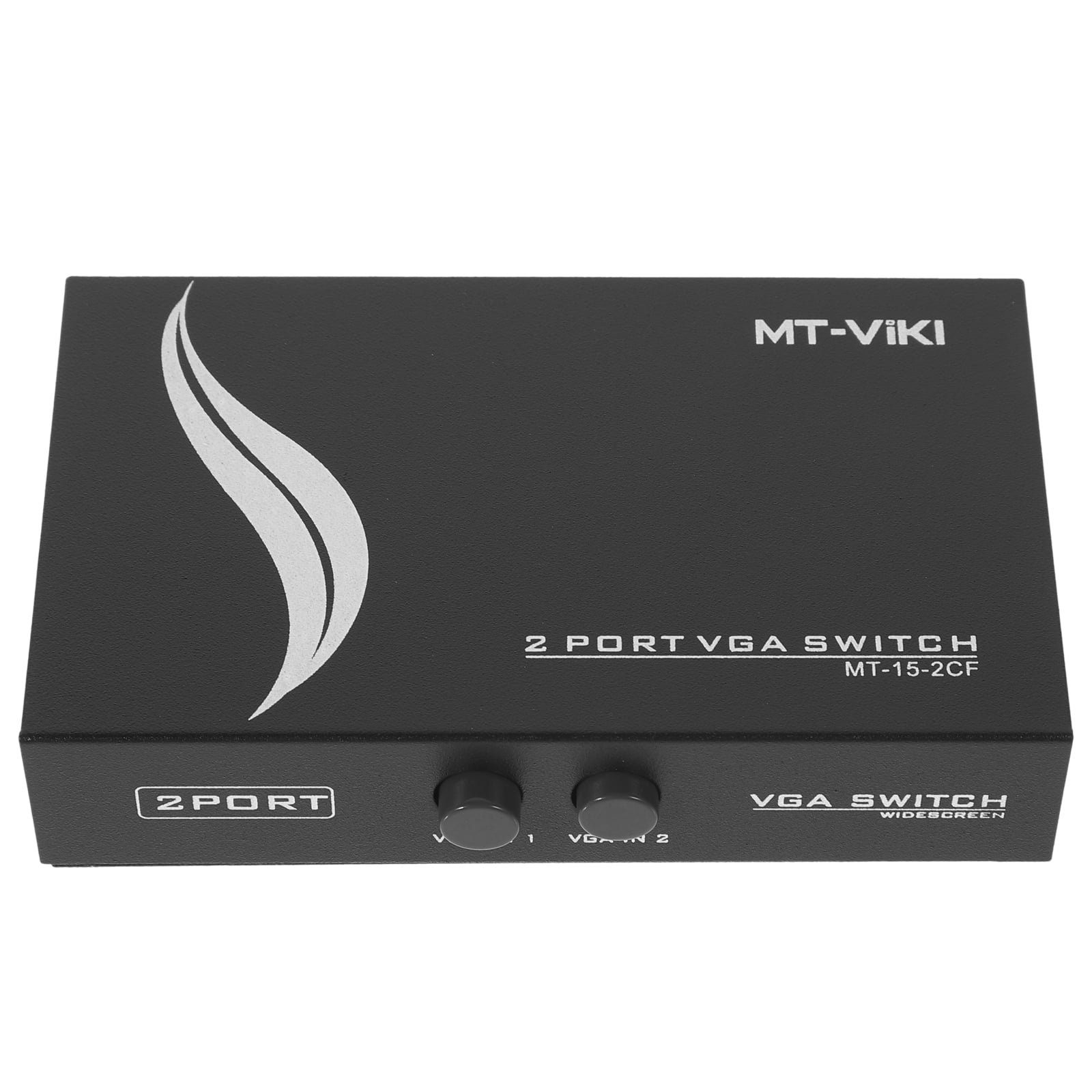 Meijiashe Portable 2 In 1 Out Switch Splitter for PC/DVD/TV/LCD - Black ...