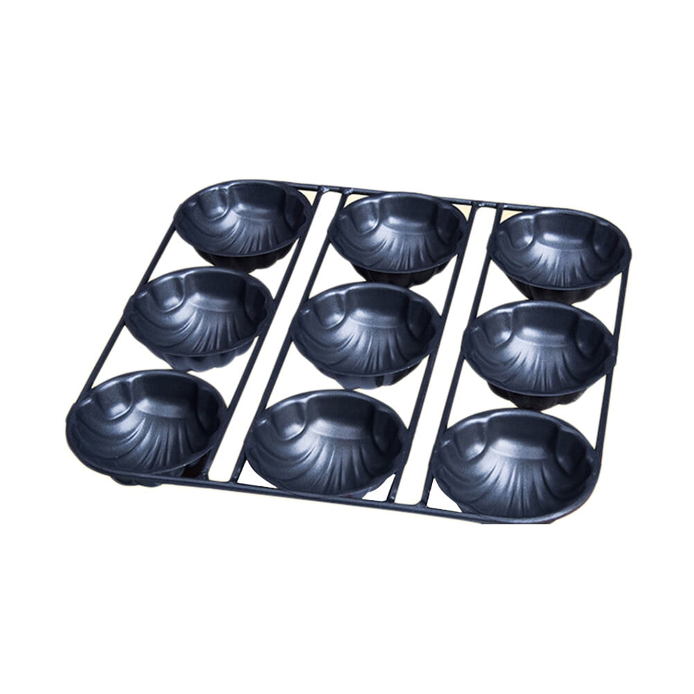 Meijiashe Steel Shell Caneles Moulds Cookware Dark Grey - Walmart.com