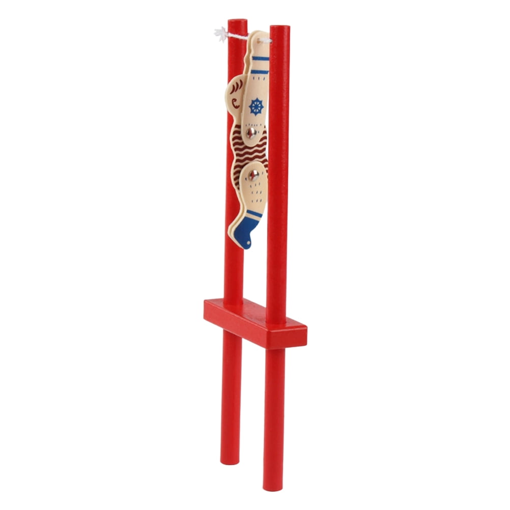 Meijiashe Toys Wooden Hand Wood Kids Acrobatic Stacking String ...
