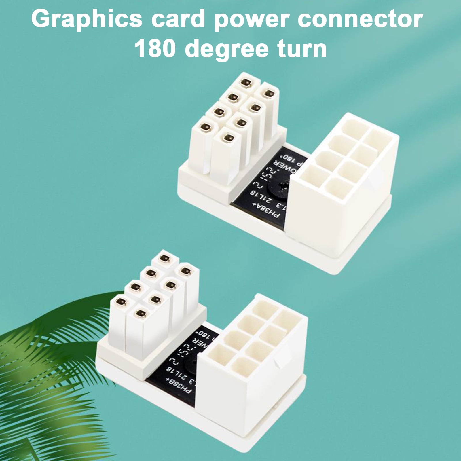 Meijuhug 8 Pin Adapter Connector 180 Degree Angled Power Steering ...