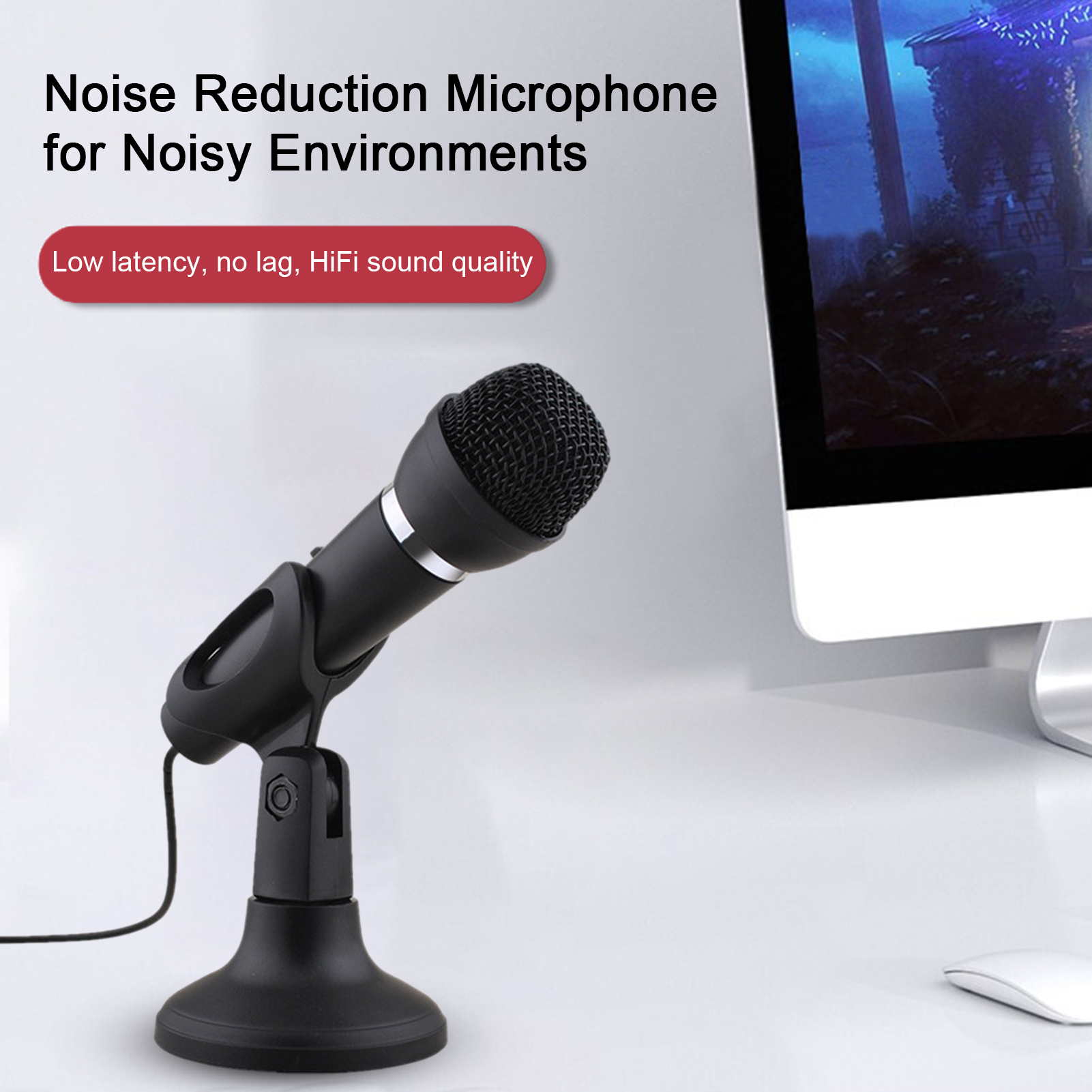 Meijuhug Professional Wired Dynamic Microphone HiFi Sound Quality Low ...