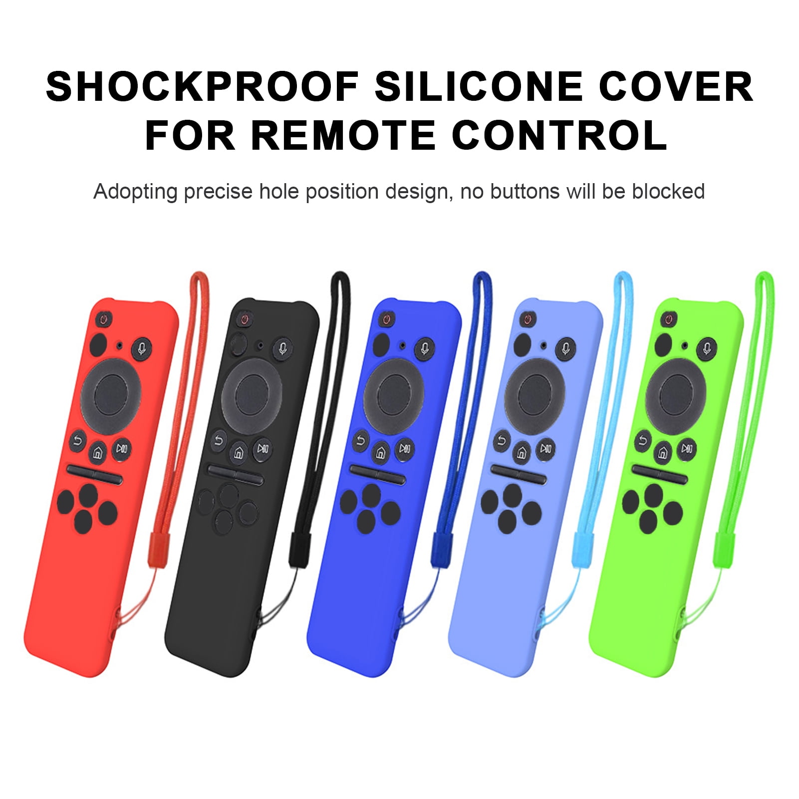 Meijuhug Solar Remote Control Silicone Case Precise Hole Positioning ...