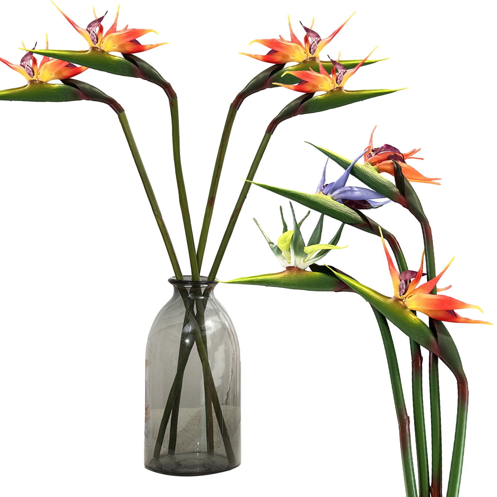 Meijuhuga Artificial Flower Lifelike Bird of Paradise Realistic Non ...