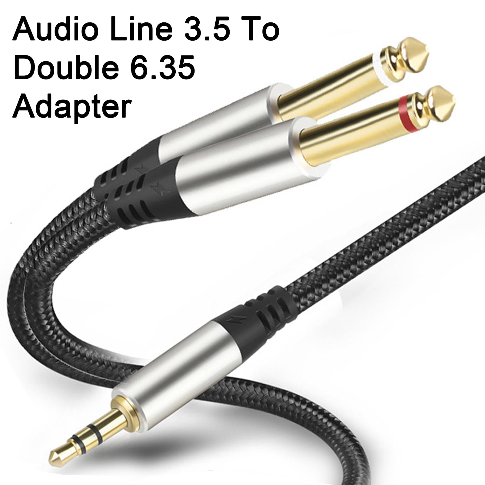 Meijuhuga Audio Adapter Cable Tangle-Free Anti-interference Wide ...