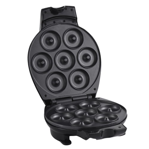 Meileang Electric Mini Donut Maker with 7 Holes Non-stick Surface ...