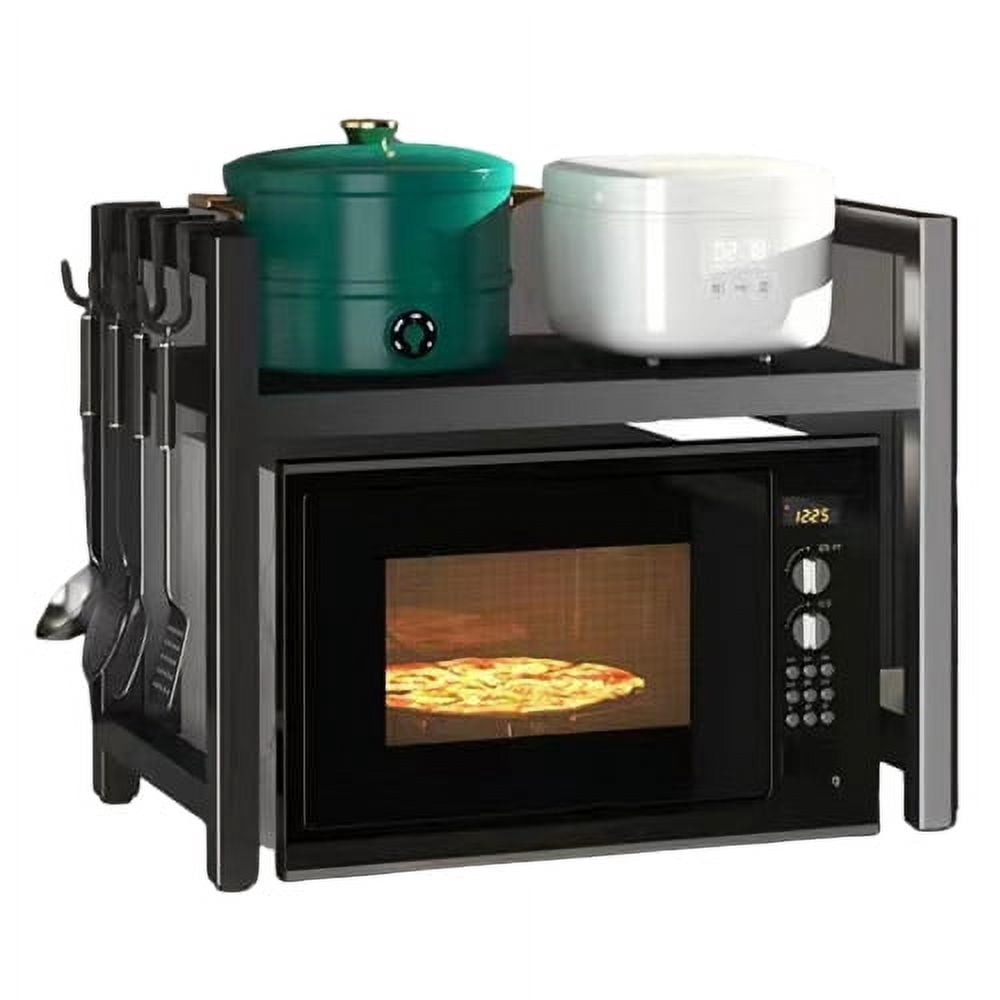 Meileang Microwave Stand Shelf Extendable Microwave Oven Rack Heat ...