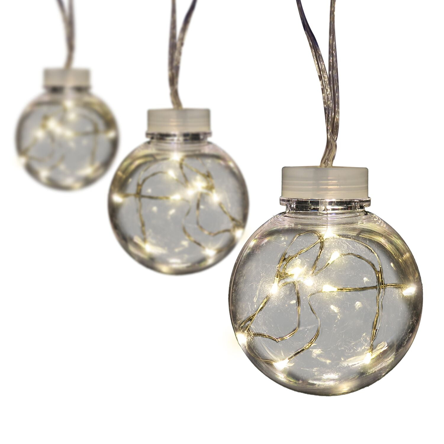 Meilo 12ft Edison Globe String Lights - 6 Large Globes (3'' Diameter ...