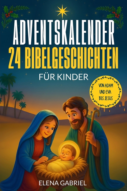 Mein Adventskalender mit 24 Bibelgeschichten fÃ¼r Kinder: Von Adam und ...
