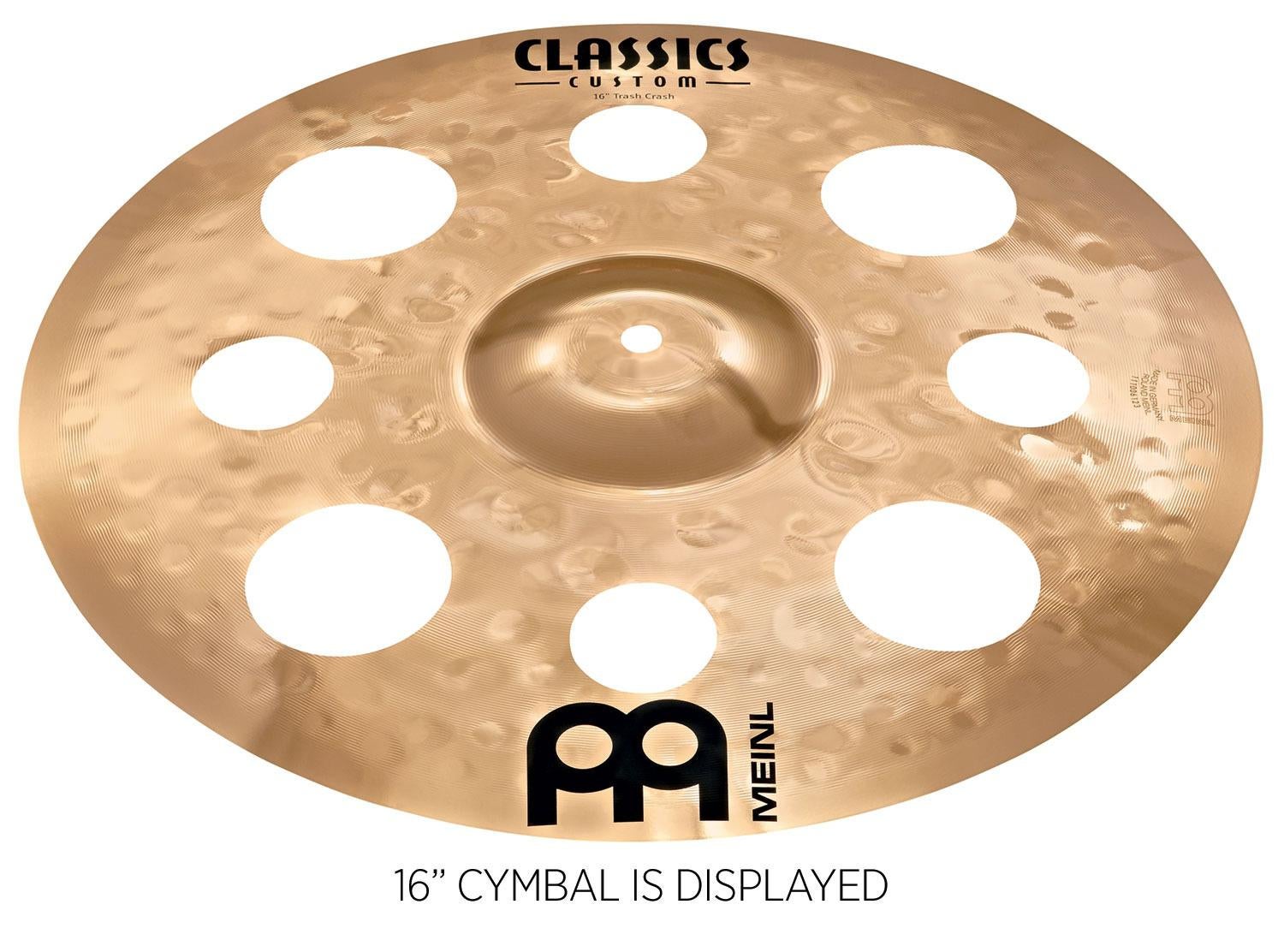 Meinl 18" Classics Custom Trash Crash Cymbal | CC18TRC-B - Walmart.com