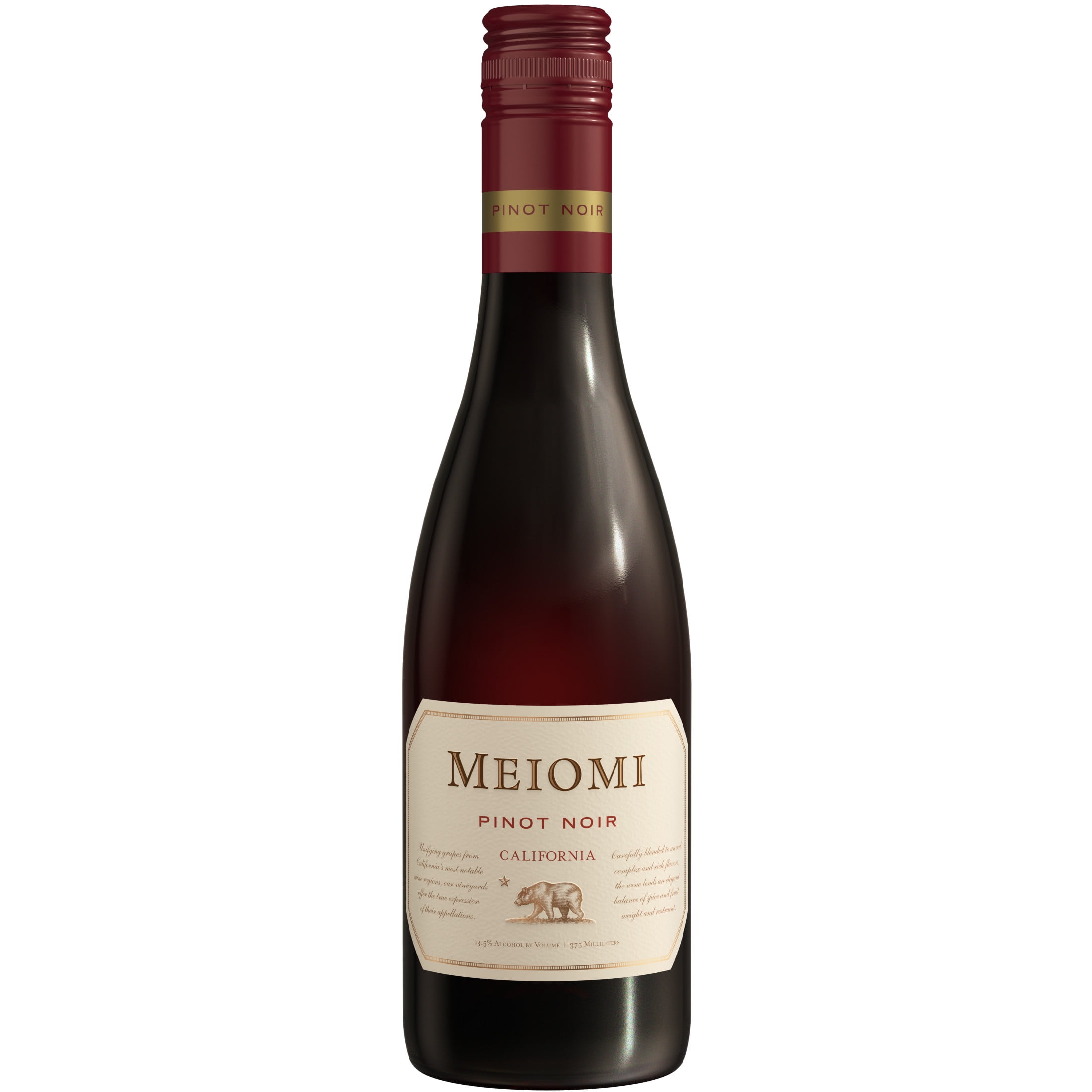 Meiomi Pinot Noir California Red Wine, 375 ml Half Bottle, 13.5% ABV ...