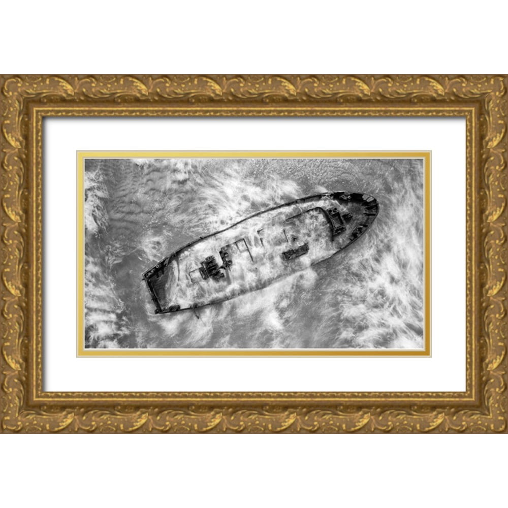 Meirovich, Ido 14x10 Gold Ornate Wood Framed with Double Matting Museum ...