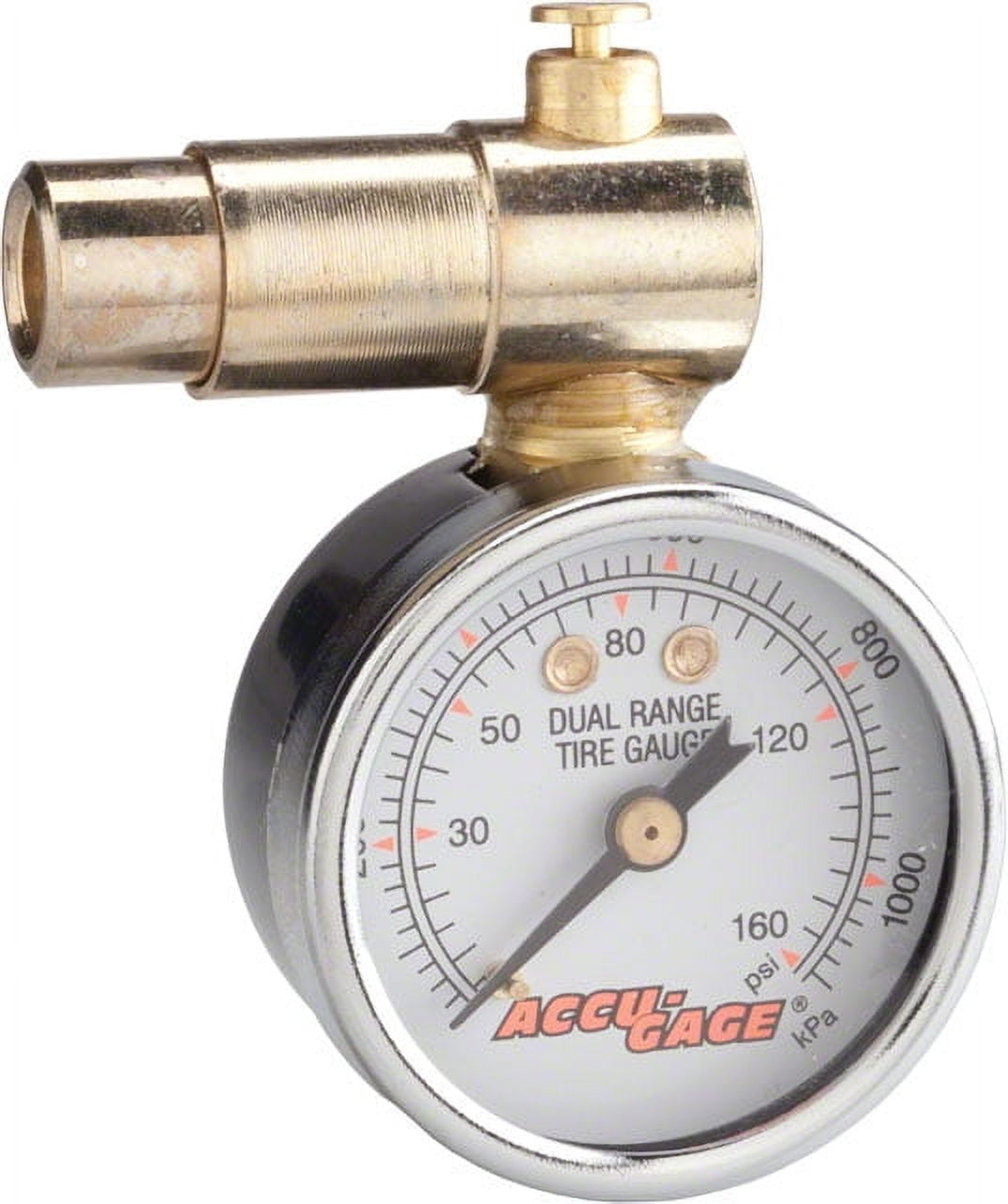 Meiser Schrader-Valve Dial Gauge with Pressure Relief: 160psi - Walmart.com