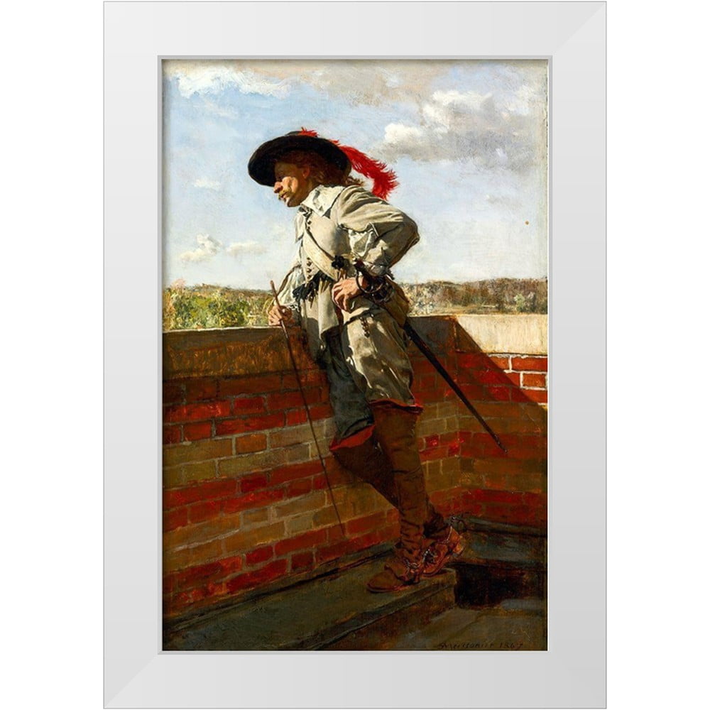 Meissonier, Ernest 11x14 White Modern Wood Framed Museum Art Print ...