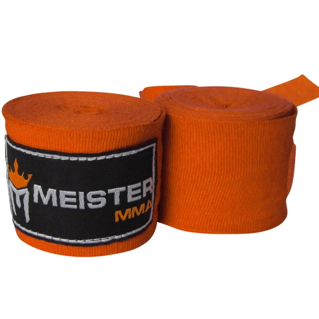 Meister 180" Semi-Elastic MMA Hand Wraps (Pair) - Walmart.com