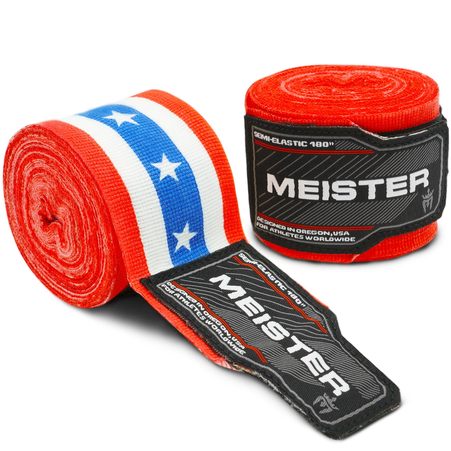 Meister 180" Semi-Elastic MMA Hand Wraps (Pair) - Walmart.com