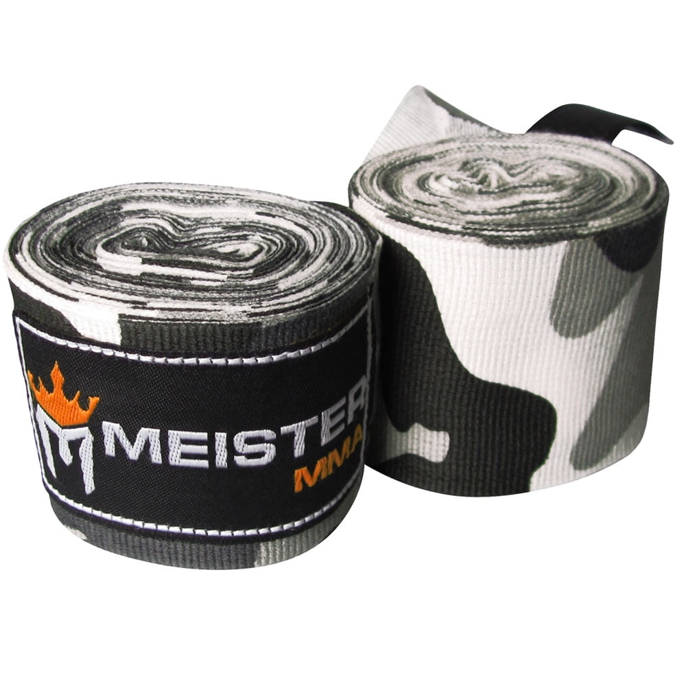 Meister 180" Semi-Elastic MMA Hand Wraps (Pair) - Walmart.com