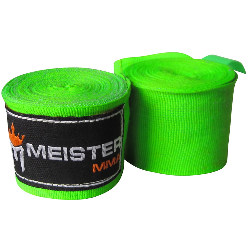 Meister 180" Semi-Elastic MMA Hand Wraps (Pair) - Walmart.com