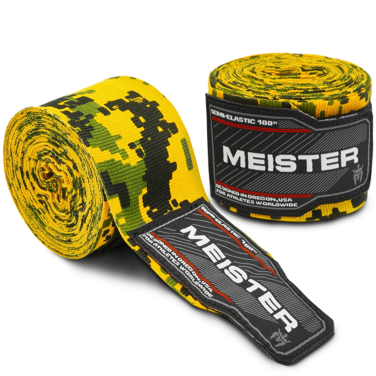 Meister 180" Semi-Elastic MMA Hand Wraps (Pair) - Walmart.com