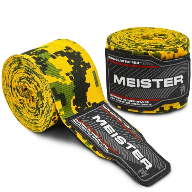 Meister 180" Semi-Elastic MMA Hand Wraps (Pair) - Walmart.com