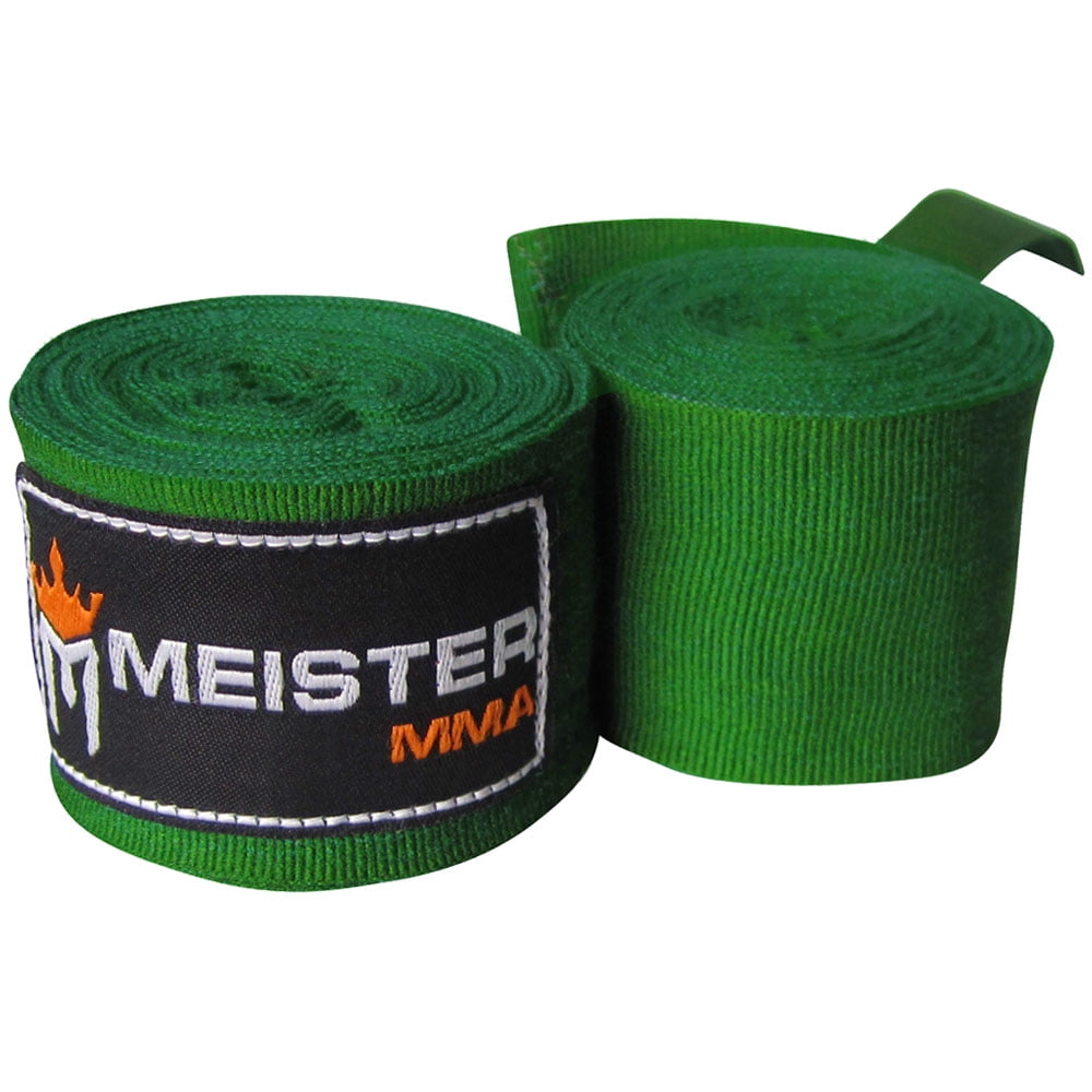 Meister 180" Semi-Elastic MMA Hand Wraps (Pair) - Walmart.com