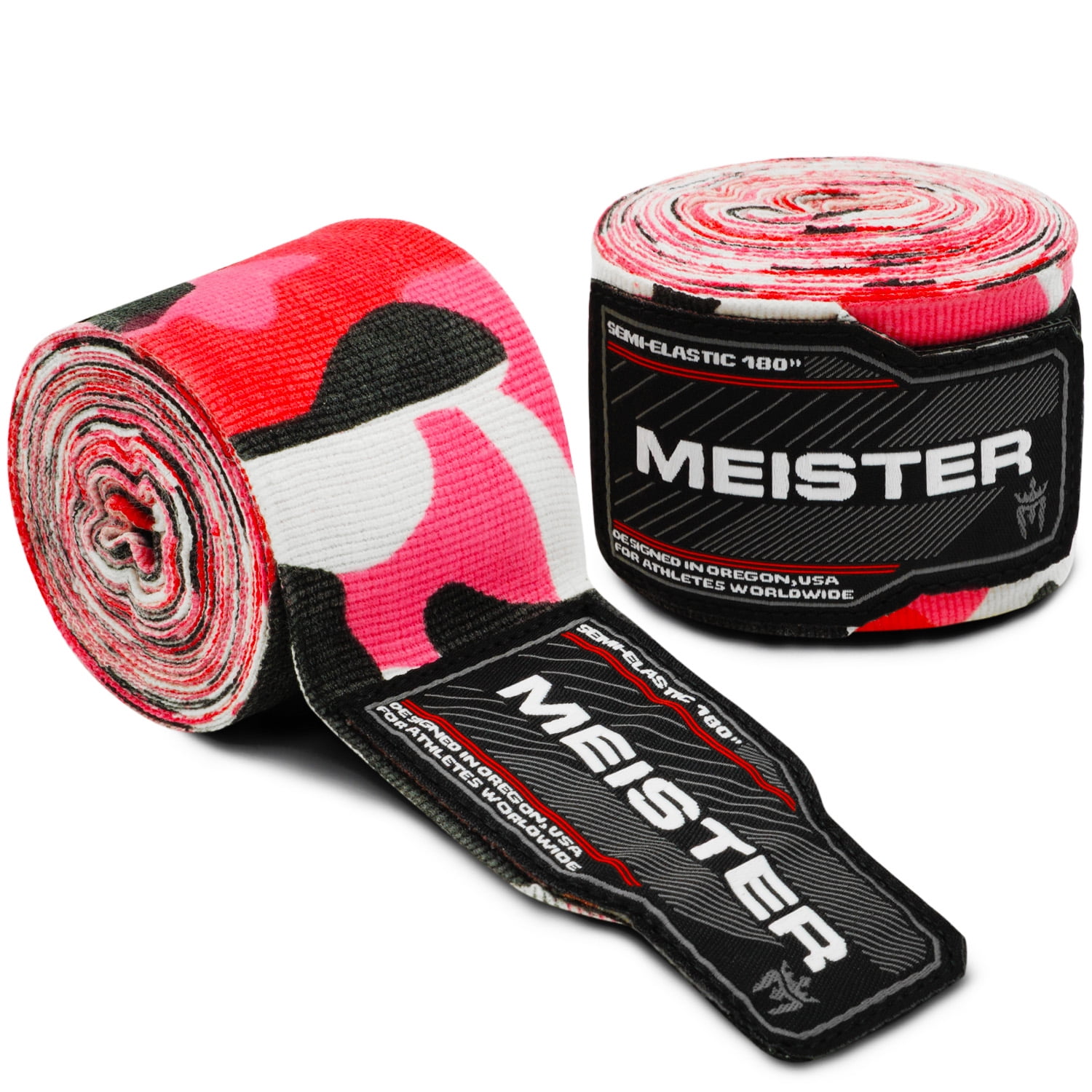 Meister 180" Semi-Elastic MMA Hand Wraps (Pair) - Walmart.com