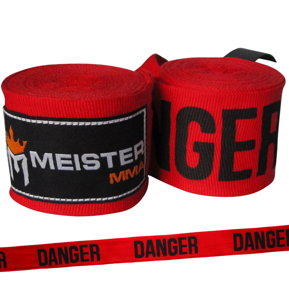 Meister 180" Semi-Elastic MMA Hand Wraps (Pair) - Walmart.com