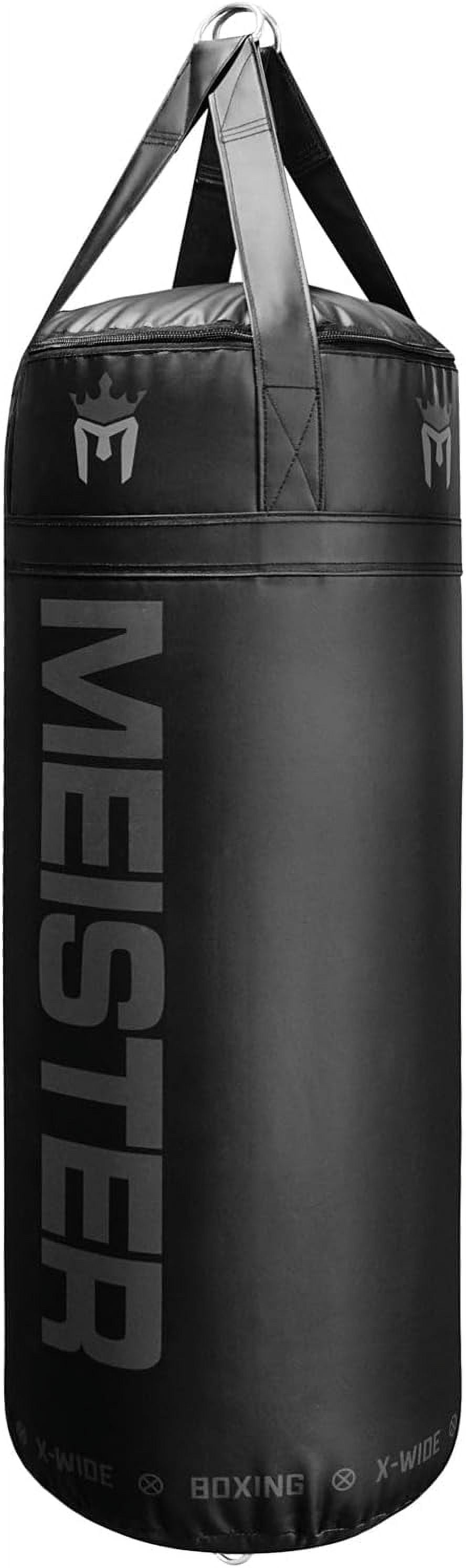 Meister 90lb Filled X-Wide Boxing Heavy Bag w/Double-End Attachment ...