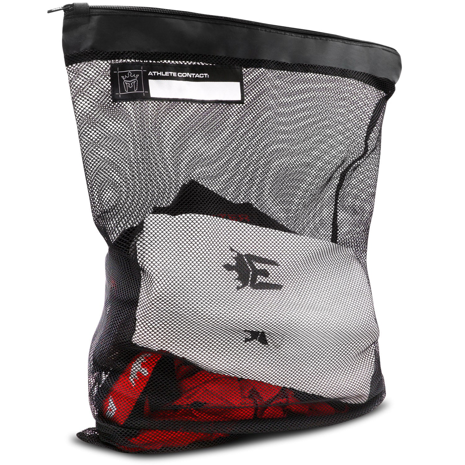 Meister Athlete XL Wash Bag - Large Mesh Sports Laundry Bag w/ Zipper ...