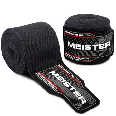 Meister 180" Semi-Elastic MMA Hand Wraps (Pair) - Walmart.com