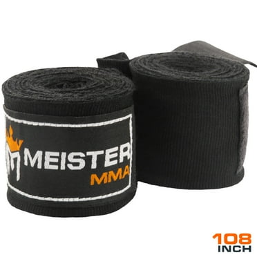 Meister 180" Semi-Elastic MMA Hand Wraps (Pair) - Walmart.com