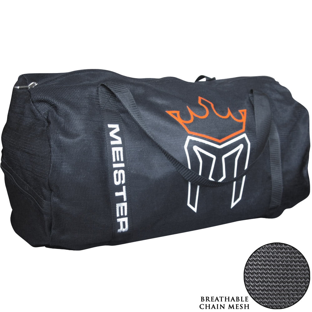 Meister X-Large Breathable Chain Mesh Gym Duffel Bag - Black, Sports ...