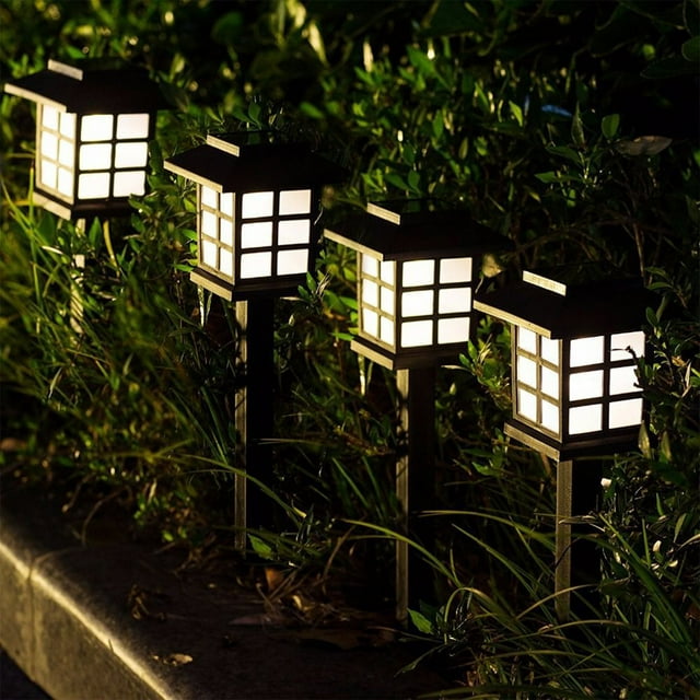Meitianfacai 2PC Solar Lights, Land-scape Spotlights, Outdoor Garden ...