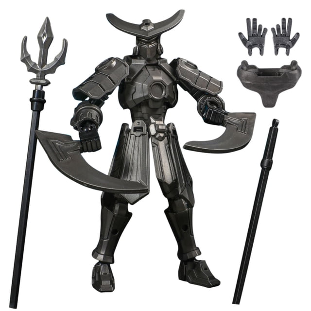 Meitianfacai 3D Printed Articulated Action Figure, Movable Robot Model ...