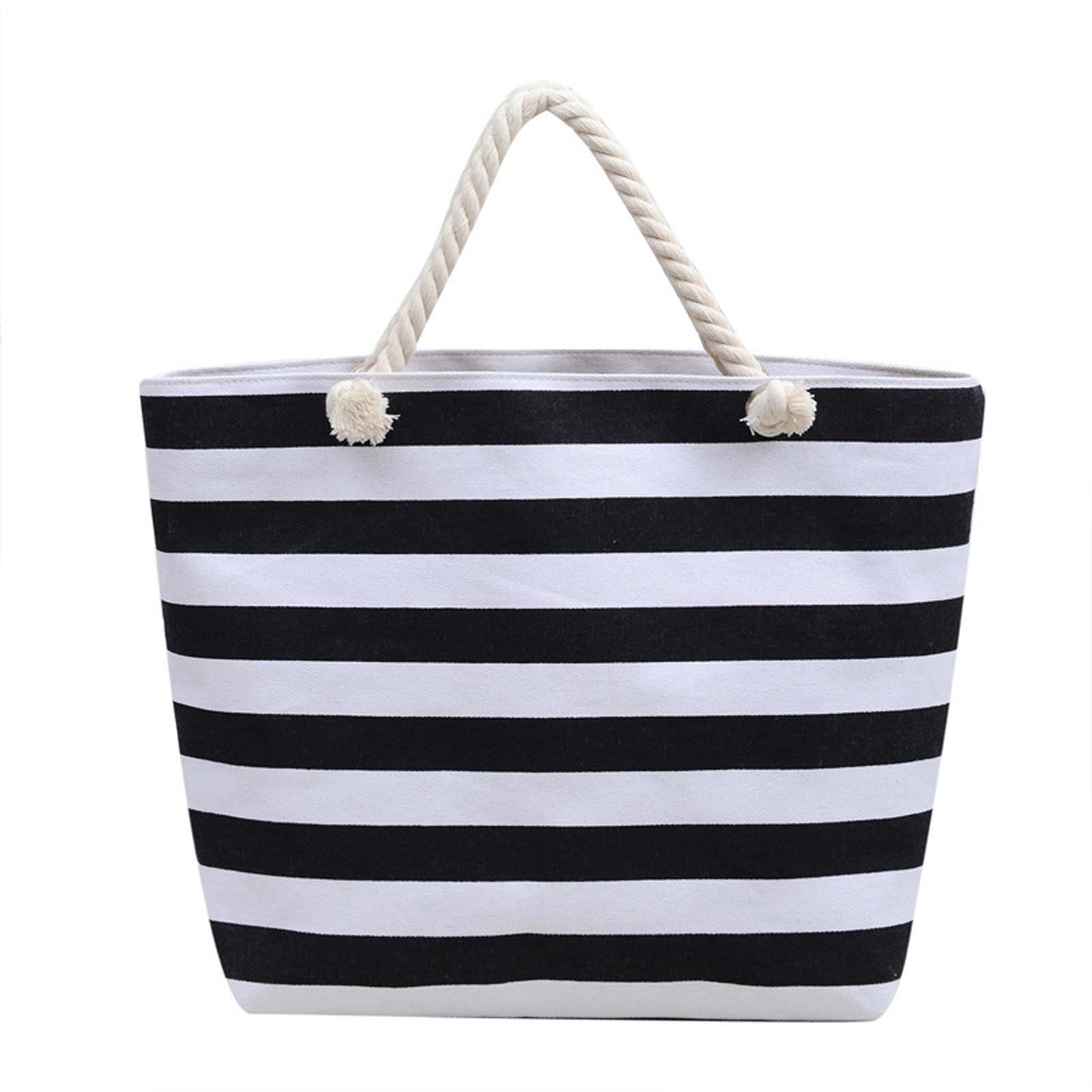 Meitianfacai Beach Tote Bag, Lightweight Water-Resistant Sandproof Bag ...