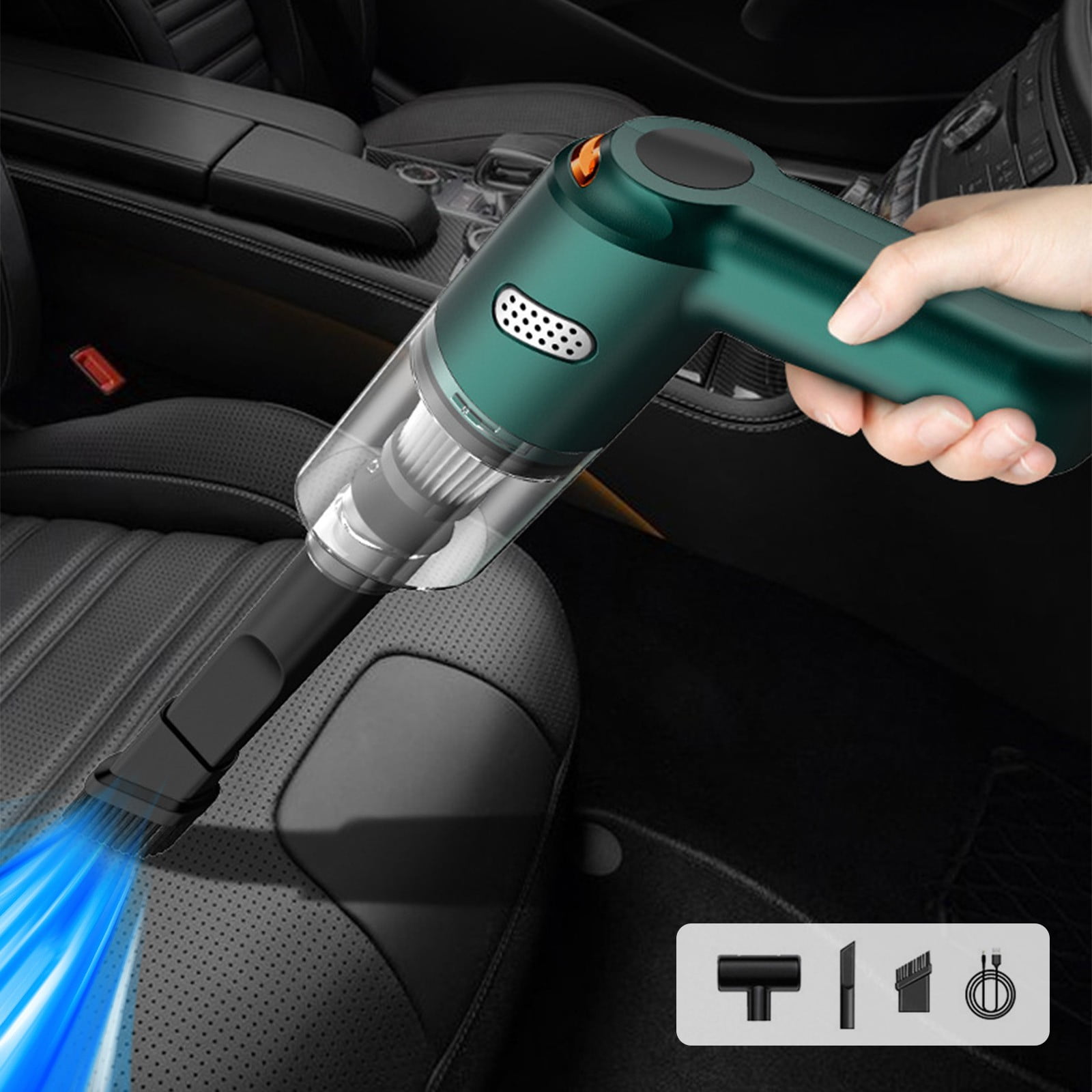 Meitianfacai Car Vacuum Cleaner High-power Wireless Universal Handheld ...