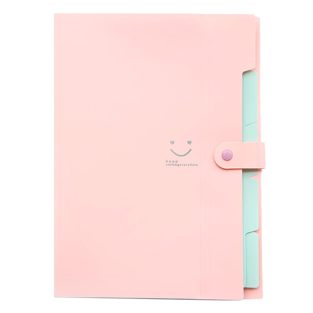 Meitianfacai Expanding File Folder, 5 Pockets File Organizer, A4 Letter ...