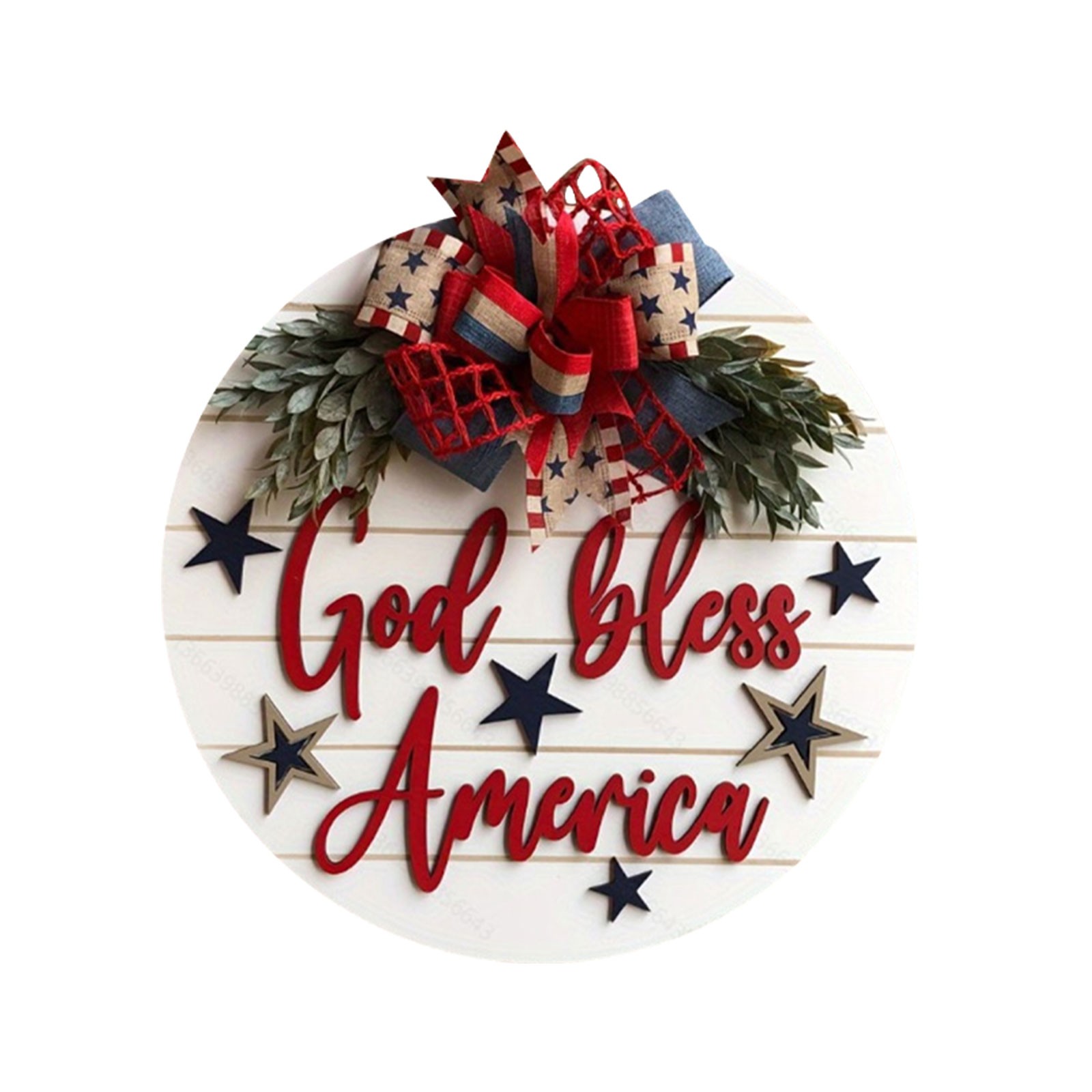 Meitianfacai Independence Day Welcome Sign for Front Door, Door Decor ...