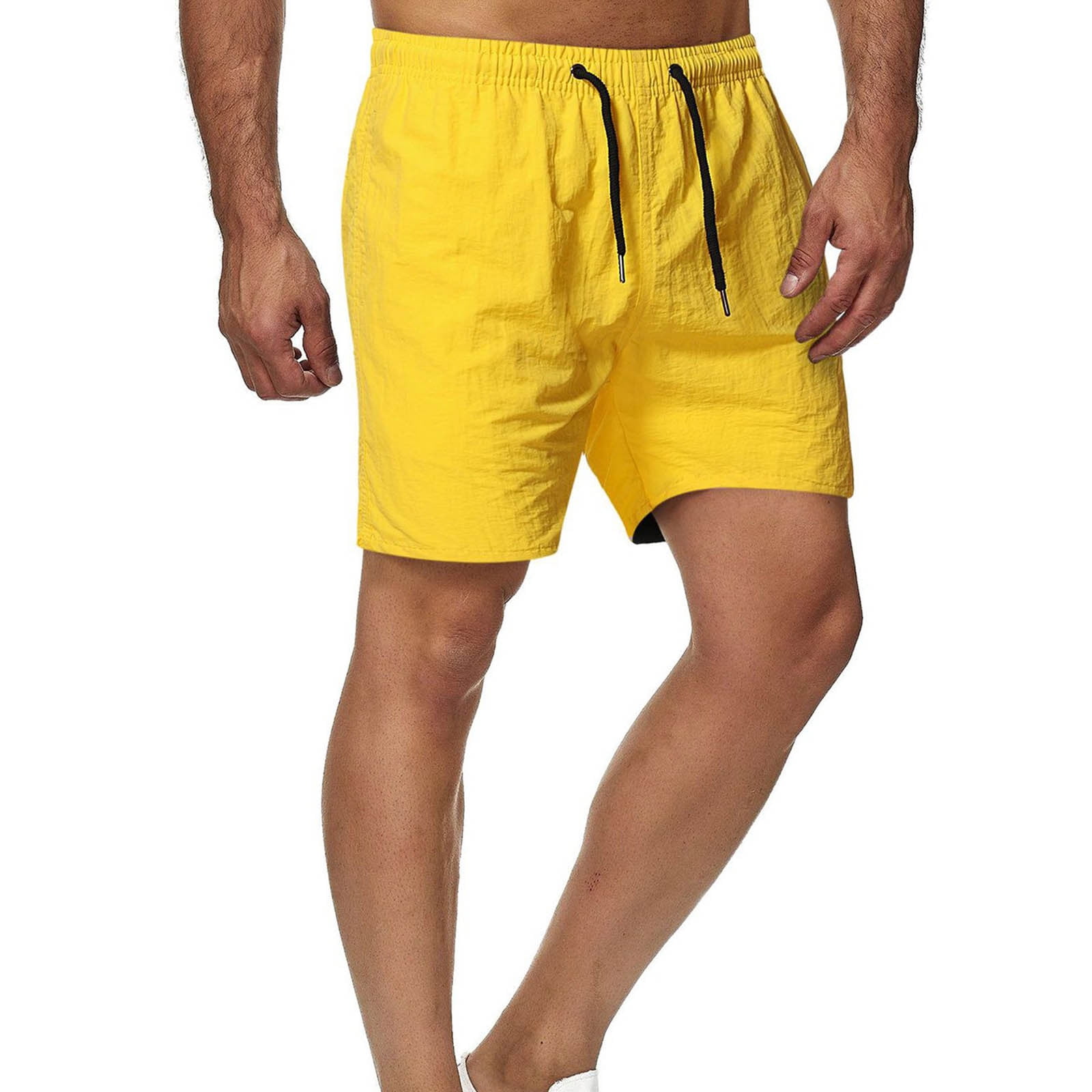 Meitianfacai Mens Shorts, Casual Sports Shorts Men Summer Solid Color ...