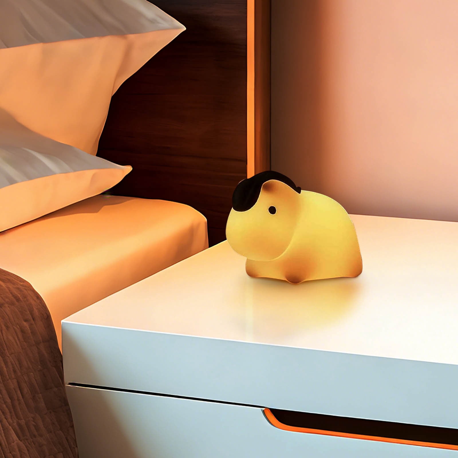 Meitianfacai Pony Night Light, Silicone Touch-Activated LED Lamp for ...