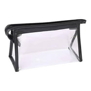 3Pcs Zippered Hard Case, Clear Plastic Pencil Case, Portable Pouches ...