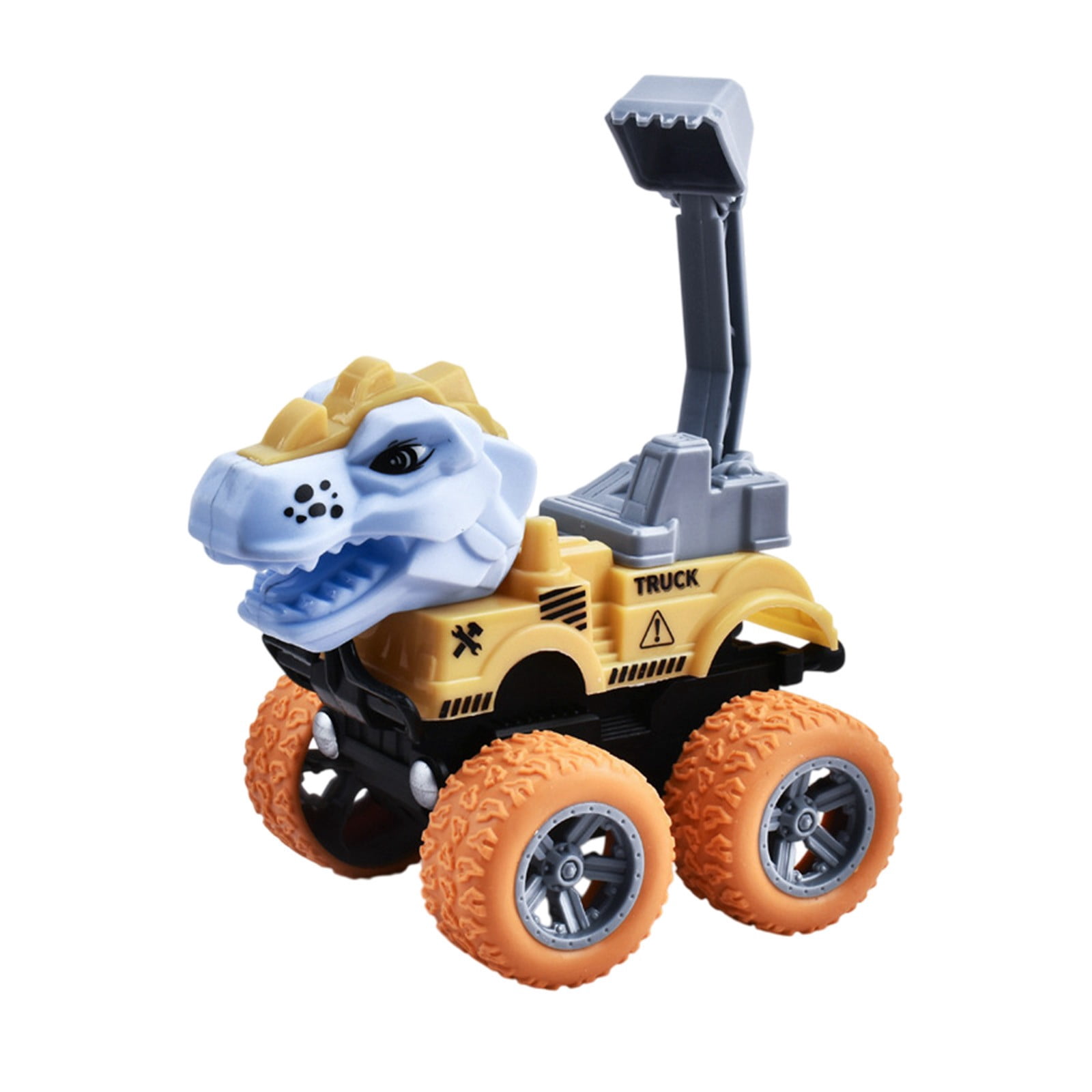 Meitianfacai Press and Go Dinosaur Excavator Toy Car, Construction ...