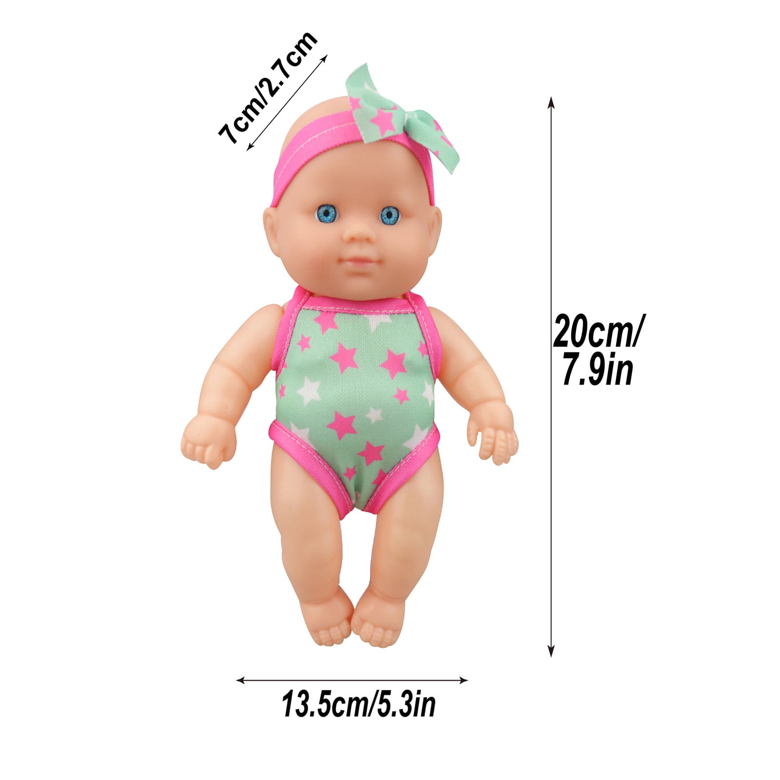 Meitianfacai Soothing Simulation Doll with Movable Joints and Removable ...
