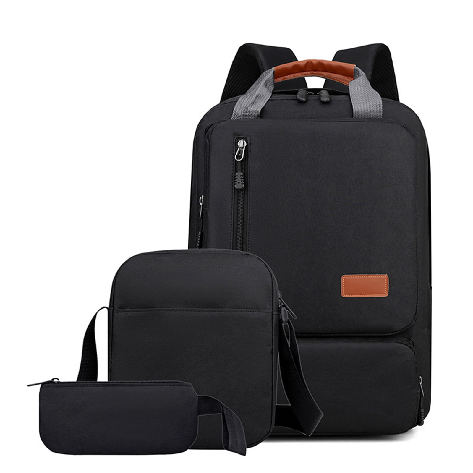 Meitianfacai Teen Backpack Bookbag Set with Crossbody Bag Pencil Case ...