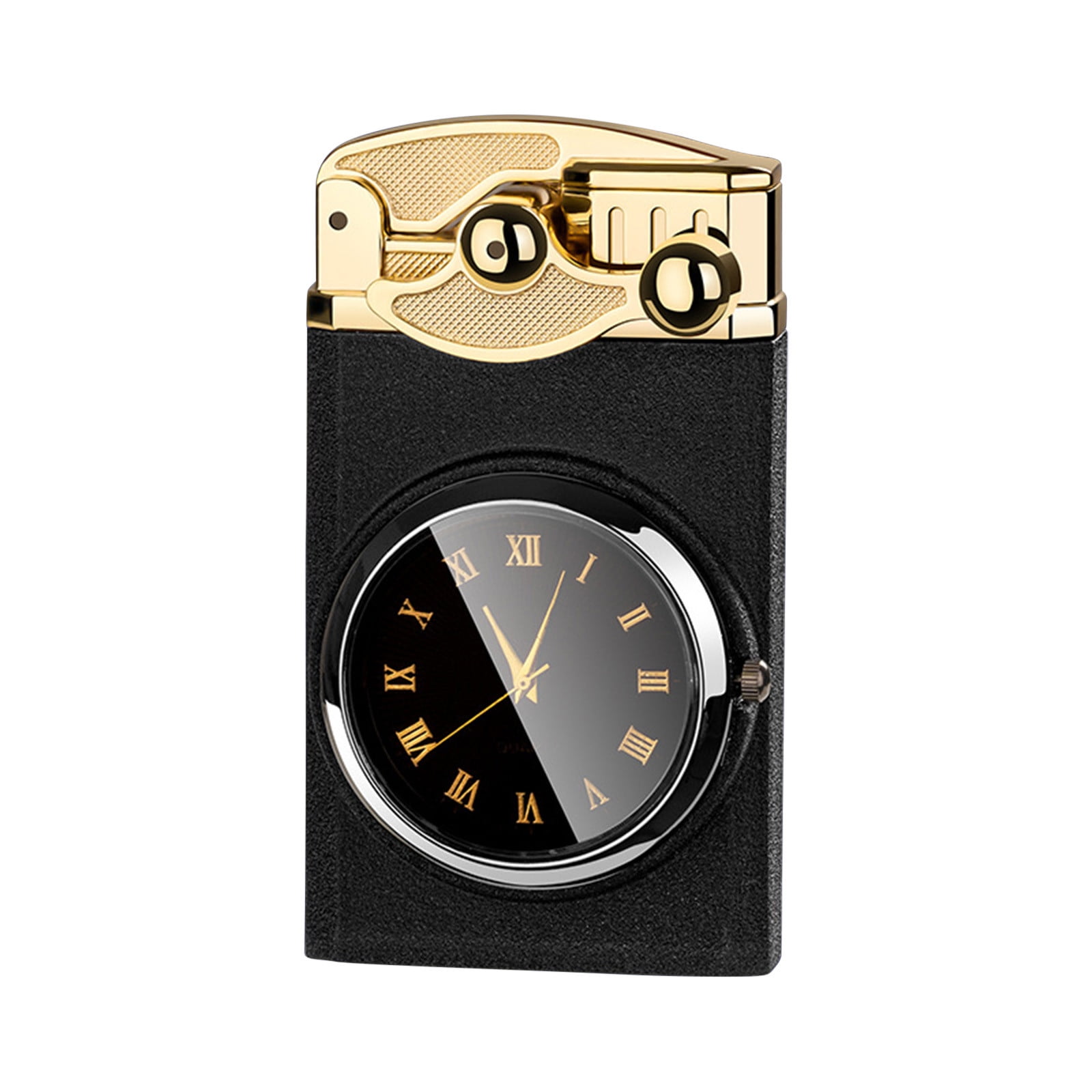Meitianfacai Watch Style Dual Flame Butane Lighter with Rocker Arm ...