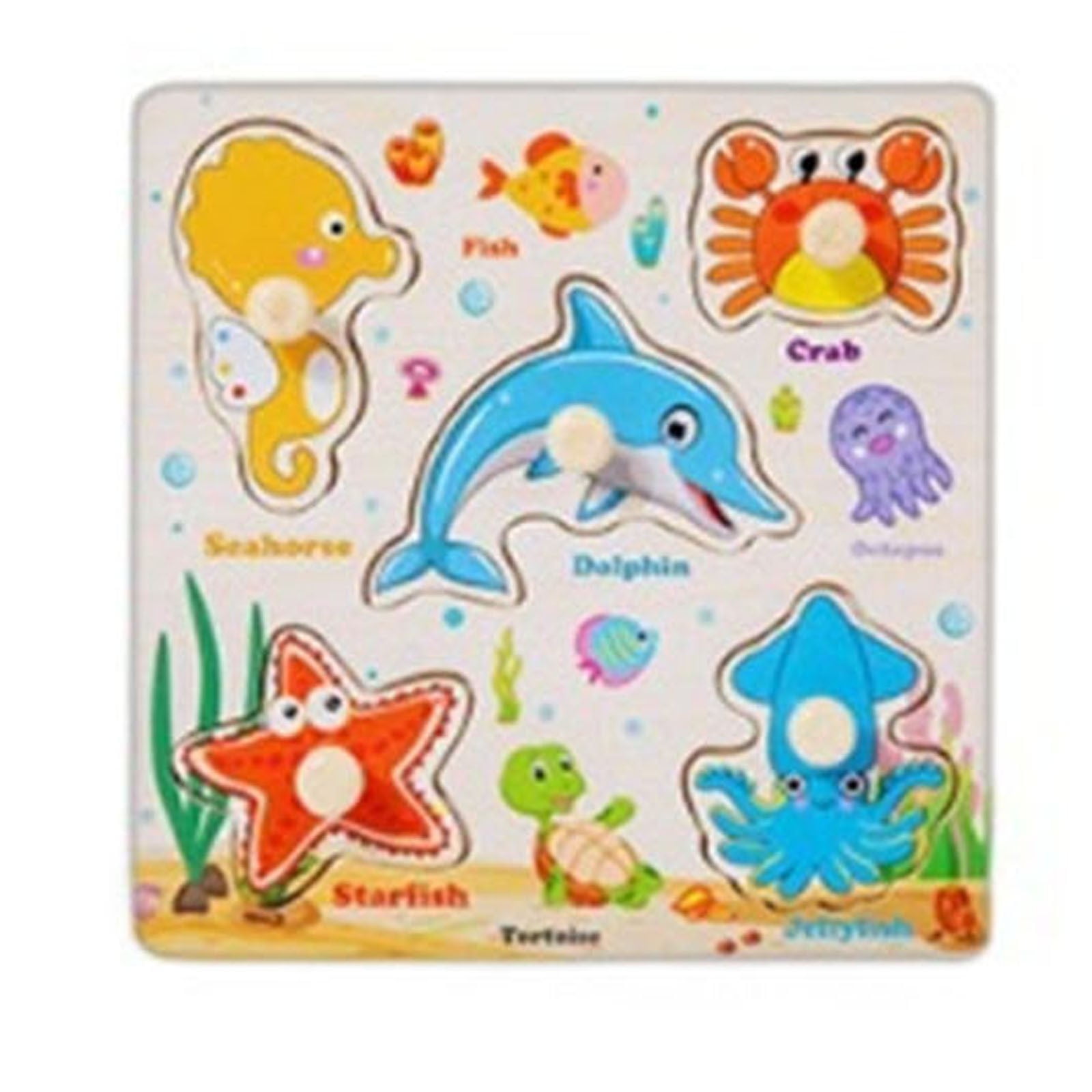 Meitianfacai Wooden Number And Letter Puzzle Grasp Board, Early ...