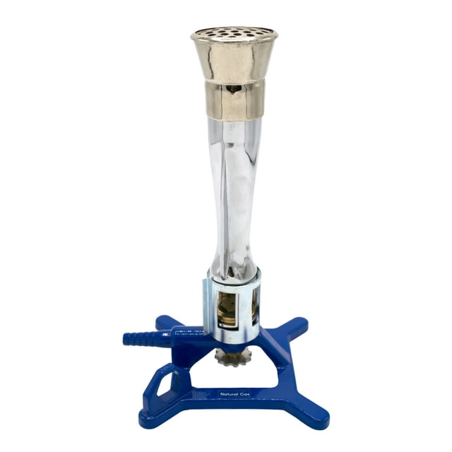 Meker Bunsen Burner, Natural Gas - Gas Flow Control, Flame Stabilizer ...