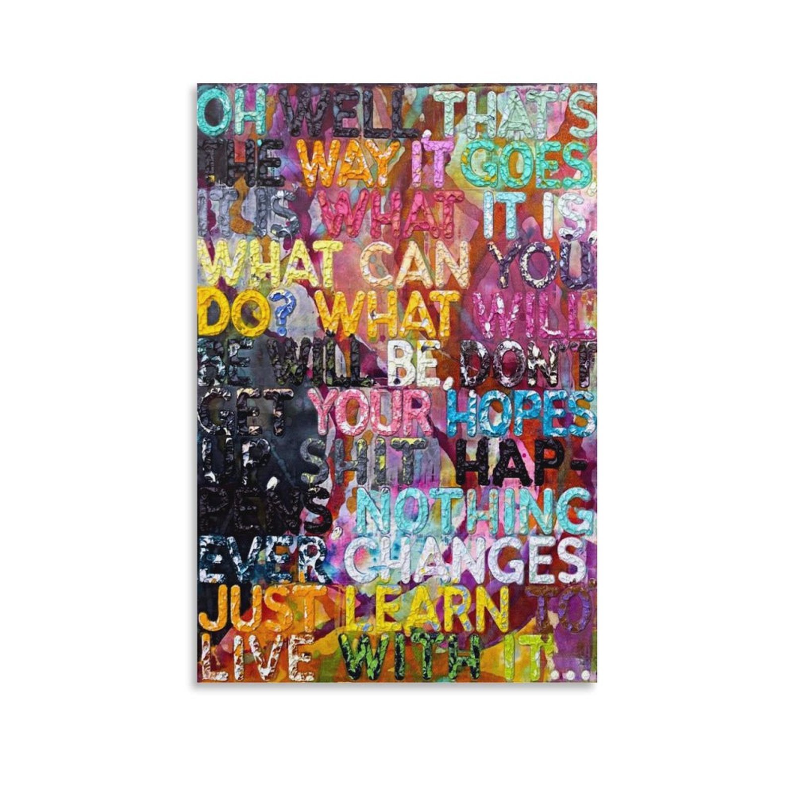 Mel Bochner (born 1940) Is An American Artist《Oh Well, 2019》Abstract ...