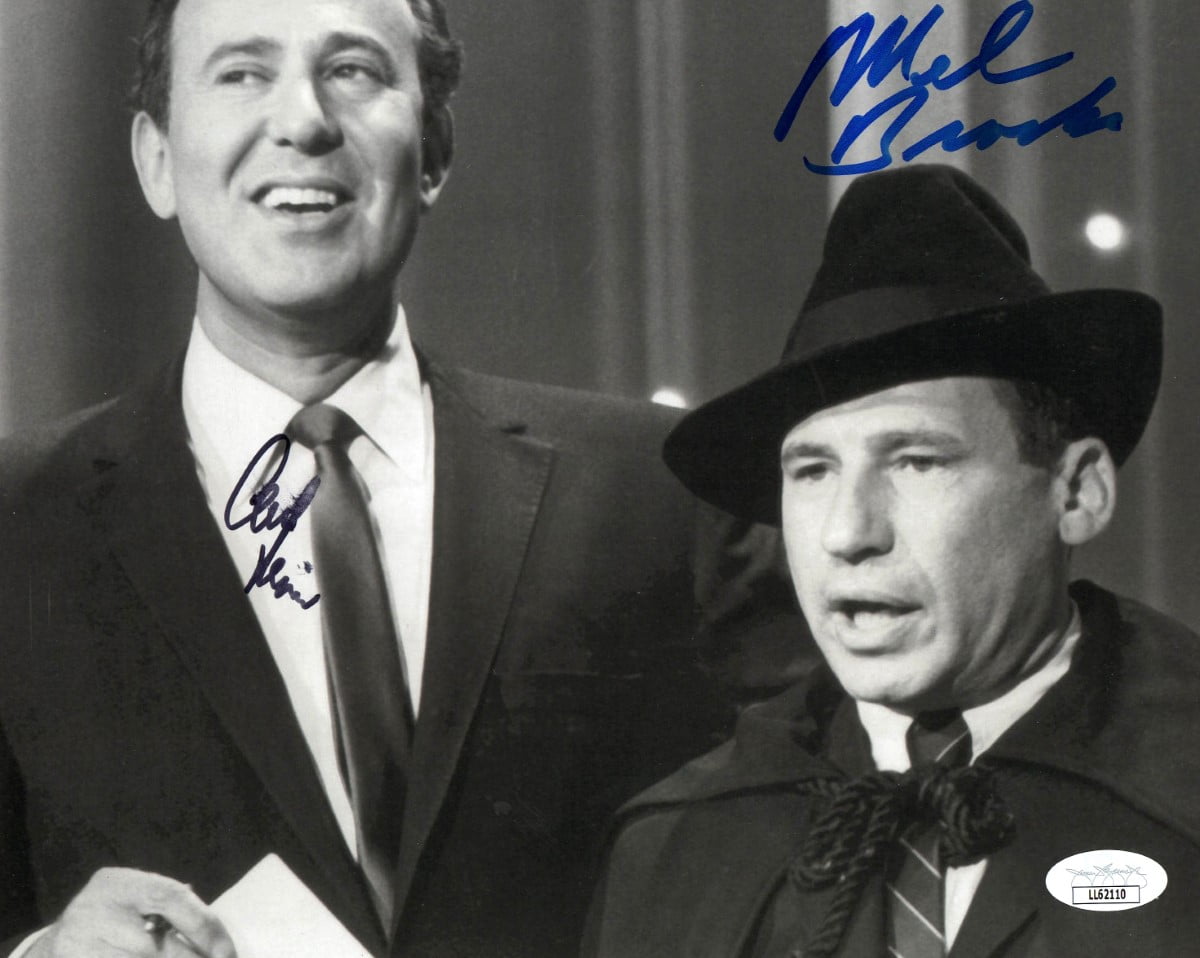 Mel Brooks Carl Reiner Signed Autographed 8X10 Photo Legendary Duo JSA ...